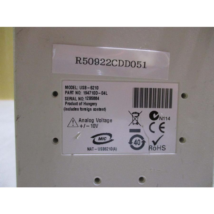 中古 National Instruments NI USB-6210 データ収集デバイス 多機能 DAQ (R50922CDD051 ...