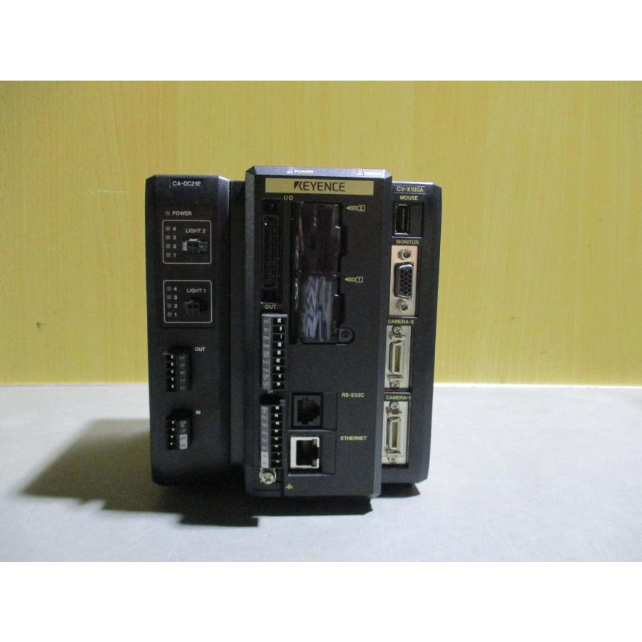 中古 KEYENCE CV-X100A/CA-DC21E/OP-84231 画像処理システムセット ＜通電OK＞(R50925AME003) : growdetrading Yahoo ...
