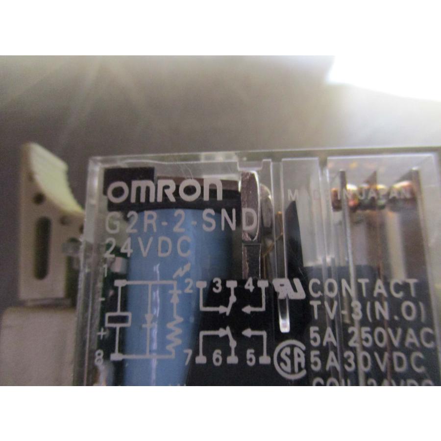 中古 OMRON G2R-2-SND DC24V ミニパワーリレー プラグイン端子タイプ / P2RF-08-E 6個 ...