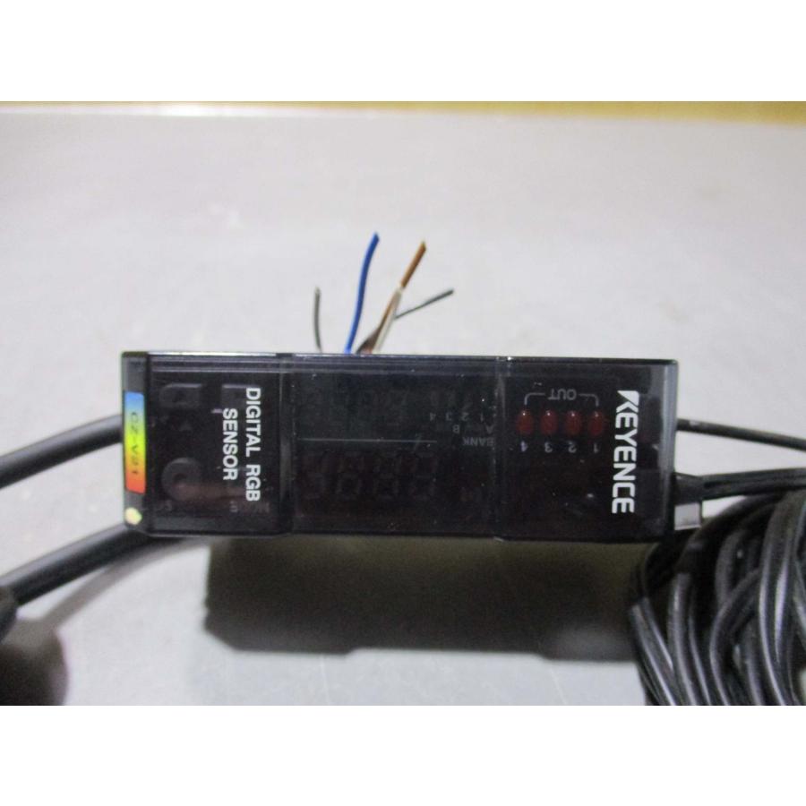 中古 KEYENCE DIGITAL RGB SENSOR CZ-V21/CZ-H35S(R50927AED067 ...