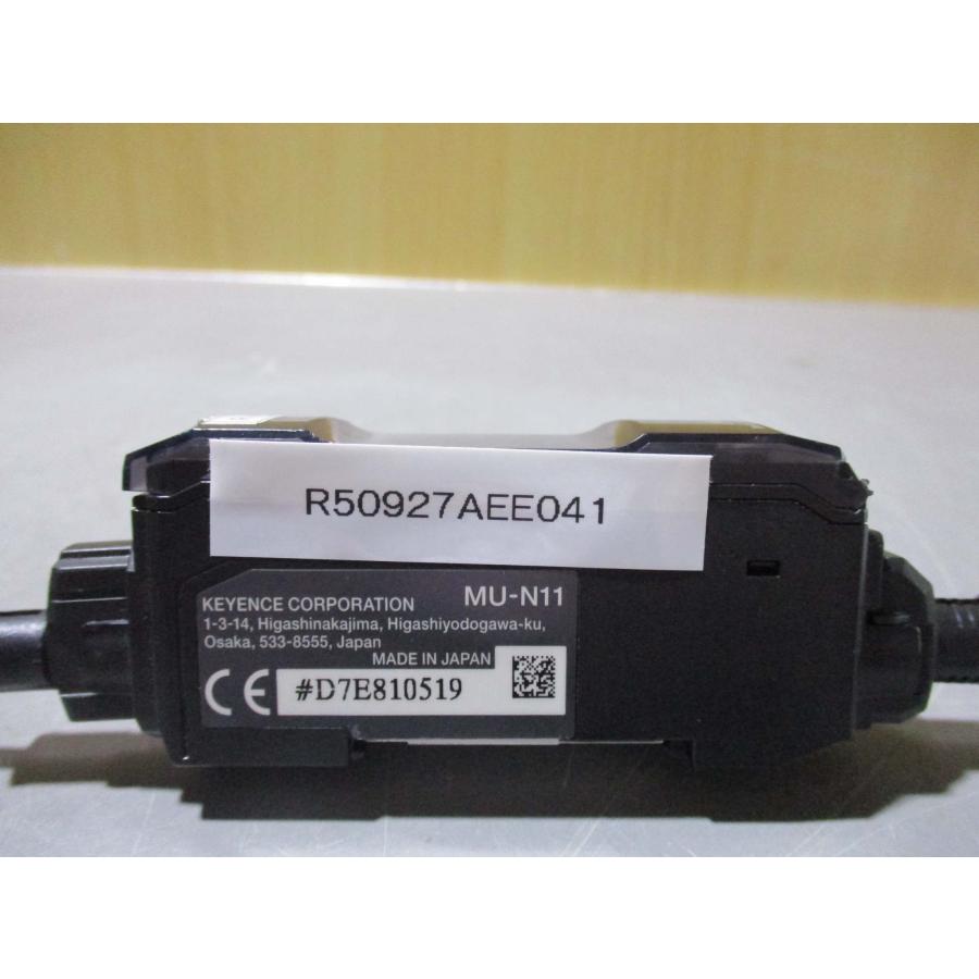 中古 KEYENCE IO-LINK LR-W500C ホワイトスポット光電センサ /MU-N11 センサコントローラ ...