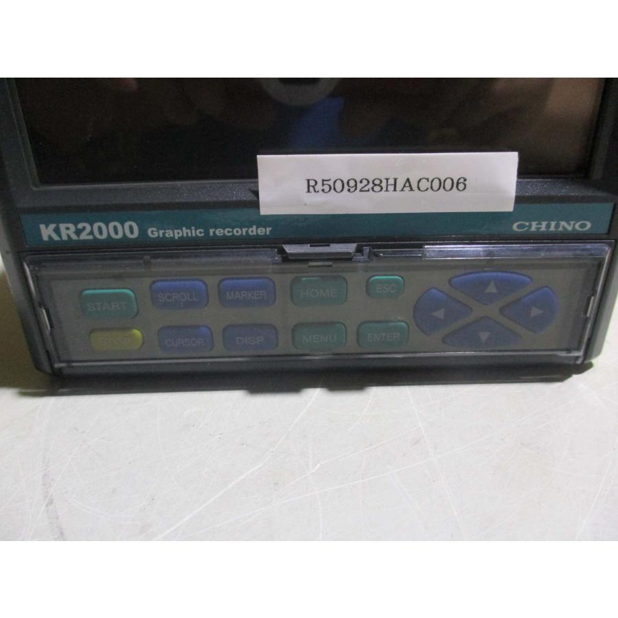 中古 CHINO KR2000シリーズ グラフィックレコーダ KR2120-N0A K2102B174 ＜通電OK＞(R50928HAC006) : growdetrading Yahoo ...