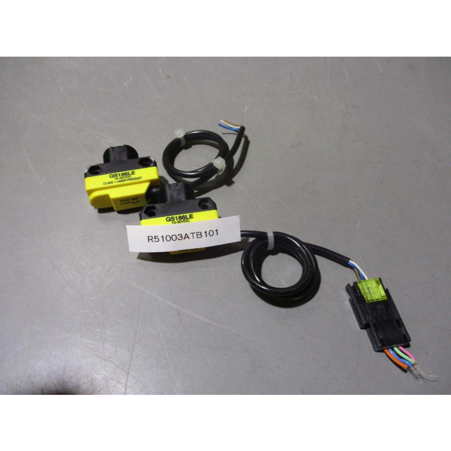 中古 BANNER QS186LE 10-30VDC 光電センサ レーザー発光器 2個 (R51003ATB101 ...