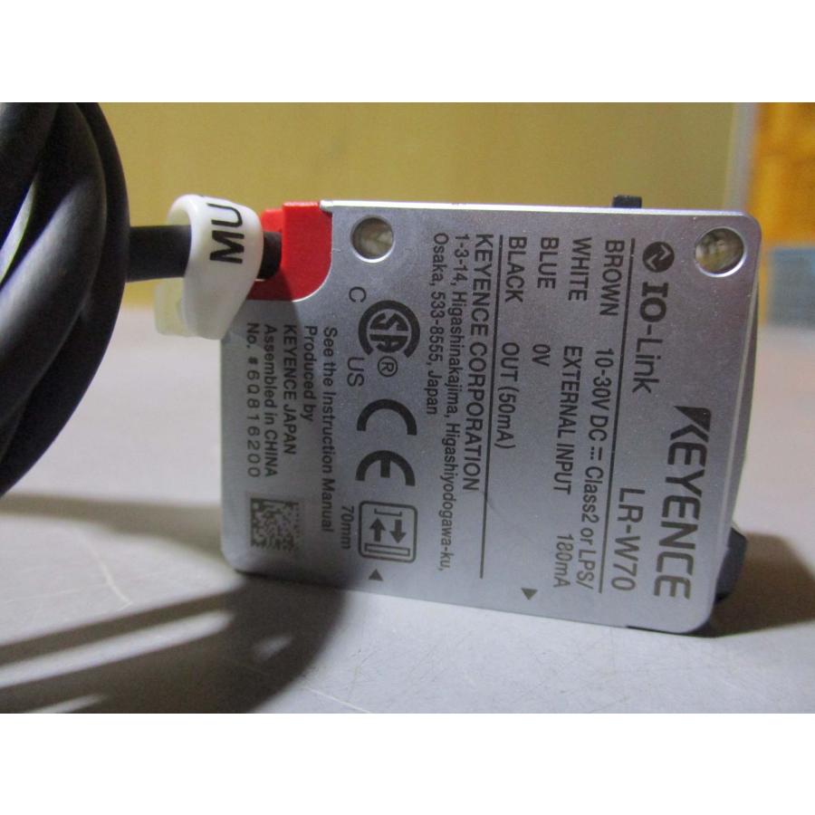 中古 KEYENCE sensor IO-LINK LR-W70 光電センサ LR-W シリーズ /MU-N11(R51004ATC078 ...