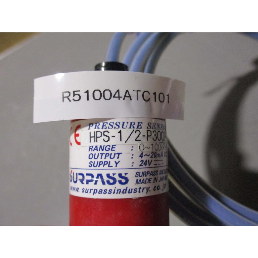 中古 SURPASS HPSX-1/2-P300P-1 プレッシャーセンサー PRESSURE SENSOR(R51004ATC101 ...