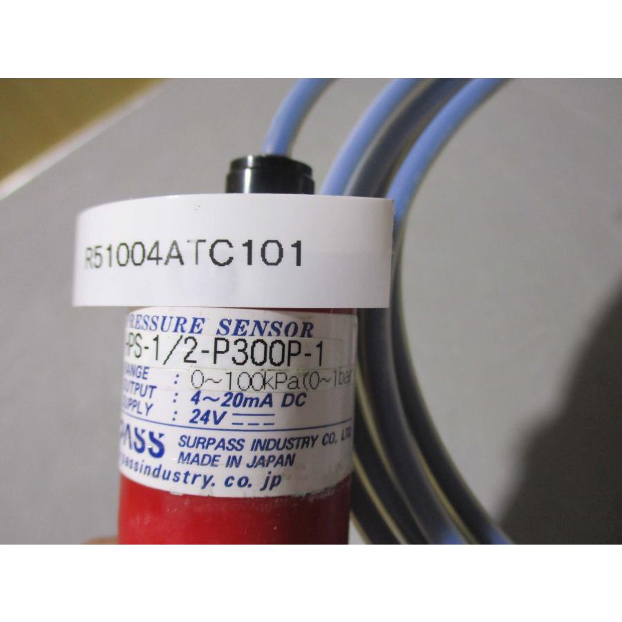 中古 SURPASS HPSX-1/2-P300P-1 プレッシャーセンサー PRESSURE SENSOR(R51004ATC101 ...