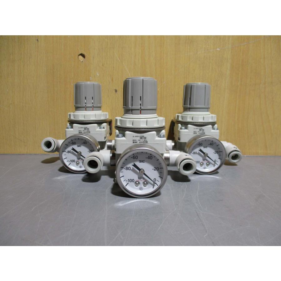 中古 SMC 10-IRV20-LC10BG 真空レギュレータ クリーンシリーズ 3個(R51004EKC062 ...