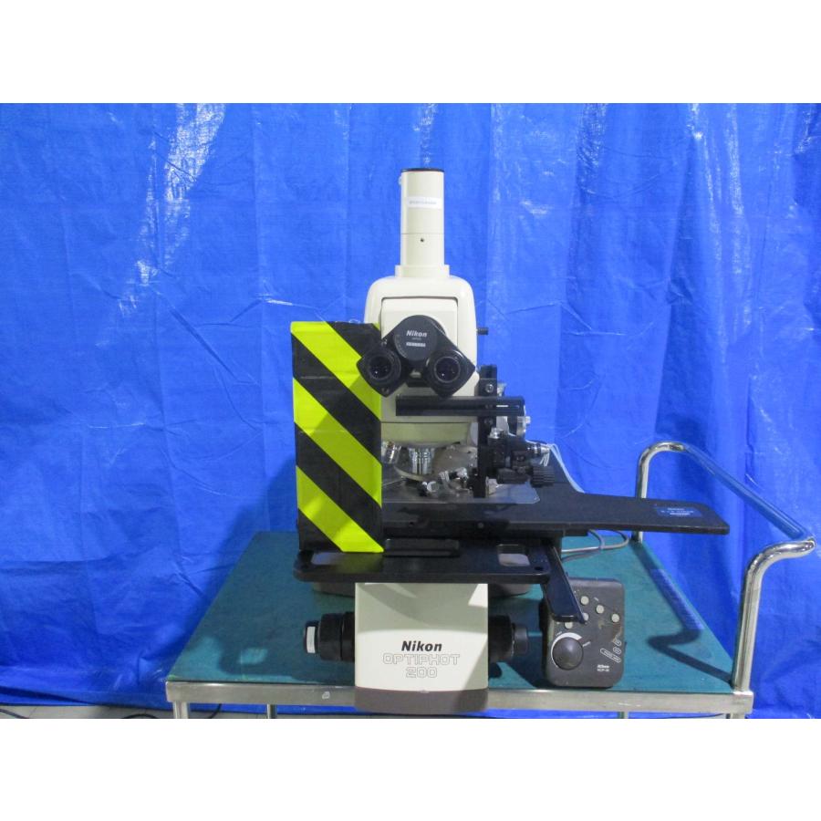 中古 NIKON LHS-H100P-1 100W/NIKON OPTIPHOT-200 Semiconductor wafer ...