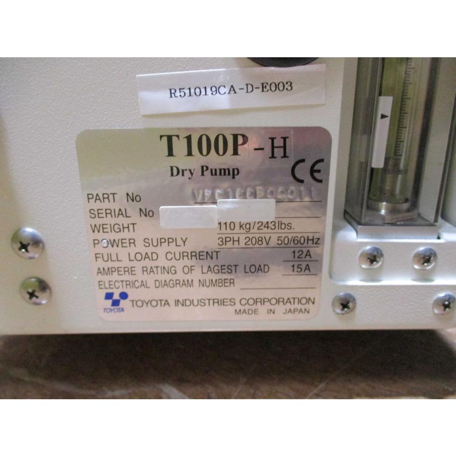 中古 TOYOTA DRY PUMP T100P-H ＜送料別＞ (R51019CA-D-E003) : growdetrading Yahoo!ショップ - 通販 - Yahoo!ショッピング