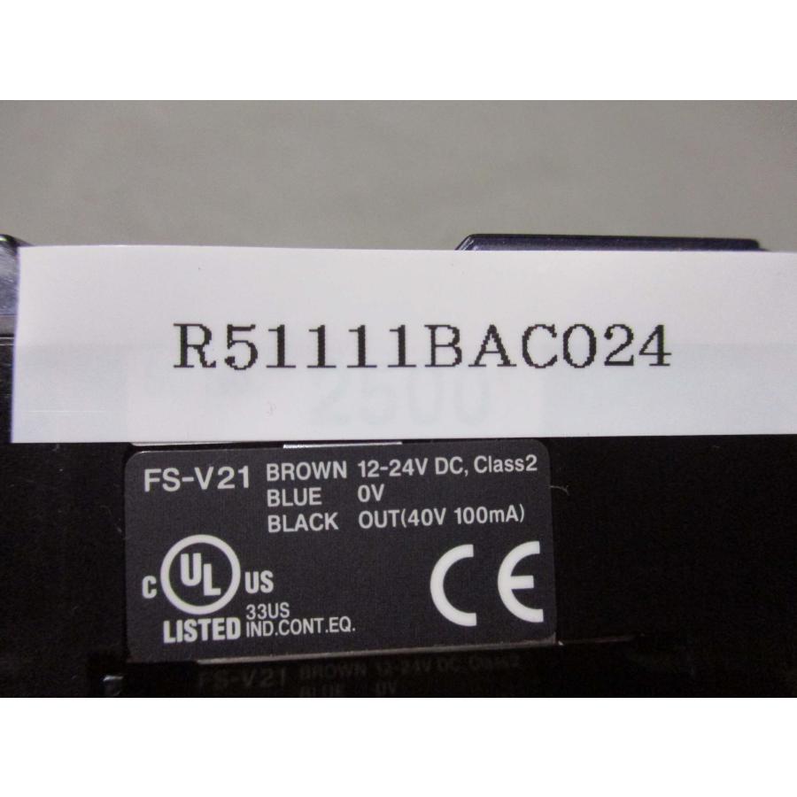 中古KEYENCE FS-V21 ファイバーセンサーアンプ FU-15(R51111BAC024) : growdetrading Yahoo!ショップ - 通販 - Yahoo!ショッピング