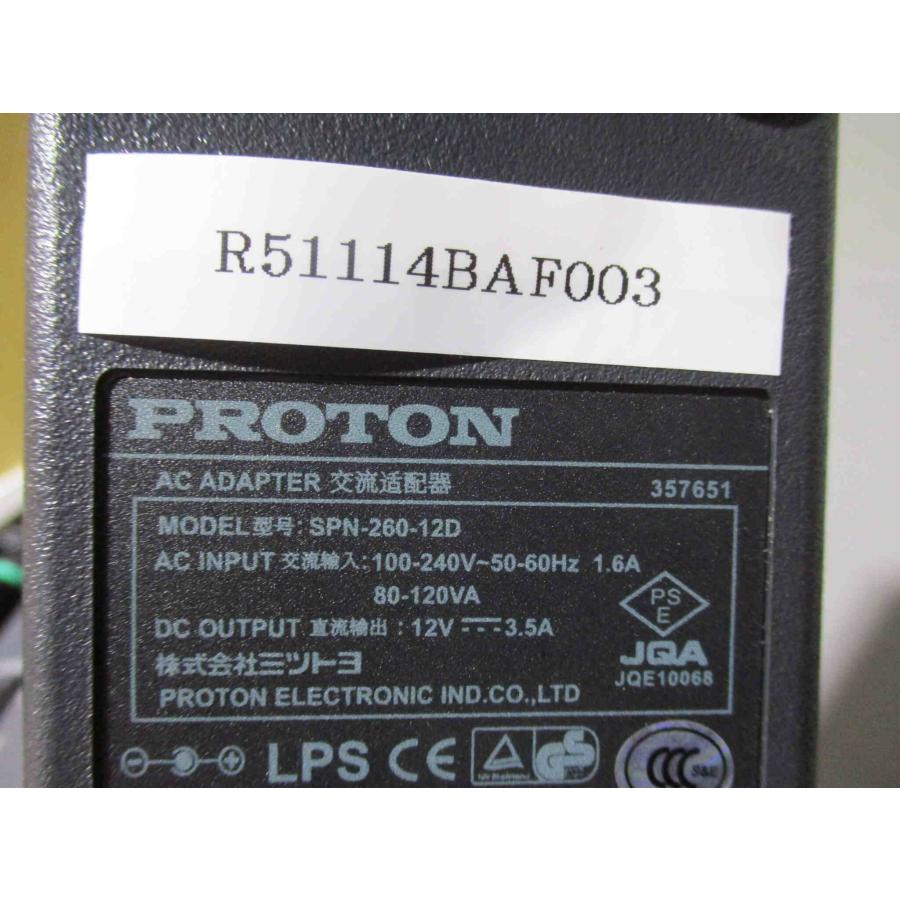 中古 MITUTOYO POWER TURRET /PROTON AC ADAPTER SPN-260-12D 顕微鏡レボルバ 4穴 ...