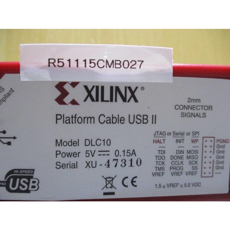 中古 Xilinx DLC10 2mm Connector Signals Platform Cable USB II Great ...