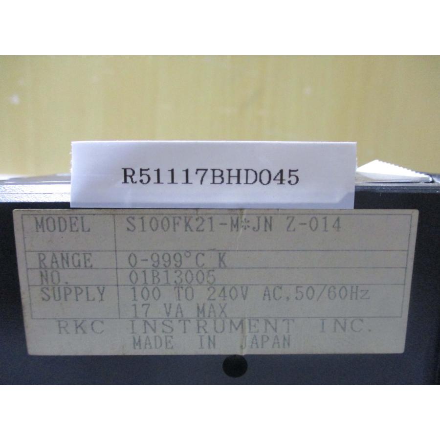 中古 RKC REX-S100 S100FK21-M*JN Z-014 Temperature Controller (R51117BHD045) : growdetrading Yahoo ...