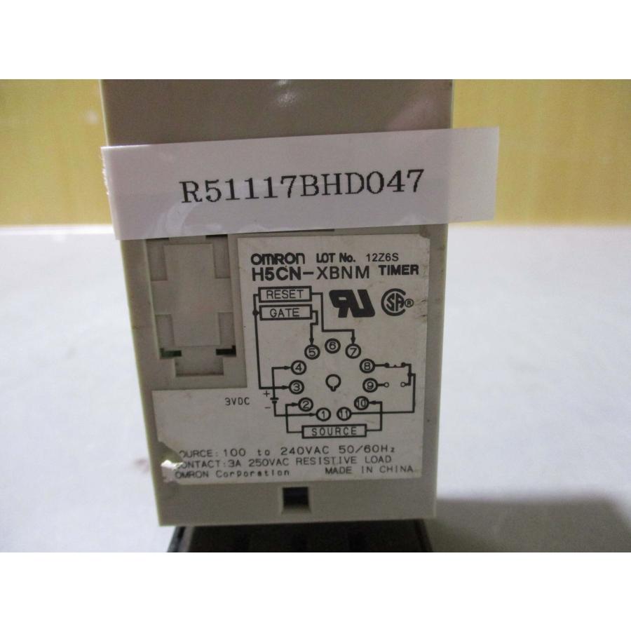 中古 OMRON H5CN-XBNM 3A 250VA クォーツタイマ (R51117BHD047) : r51117bhd047 ...