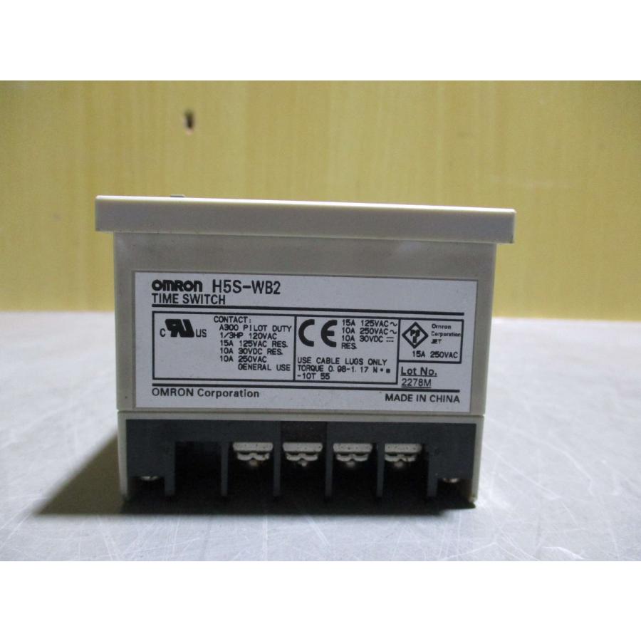 中古OMRON TIME SWITCH H5S-WB2 タイムスイッチ(R51120BAAF018) : growdetrading Yahoo!ショップ - 通販 - Yahoo!ショッピング