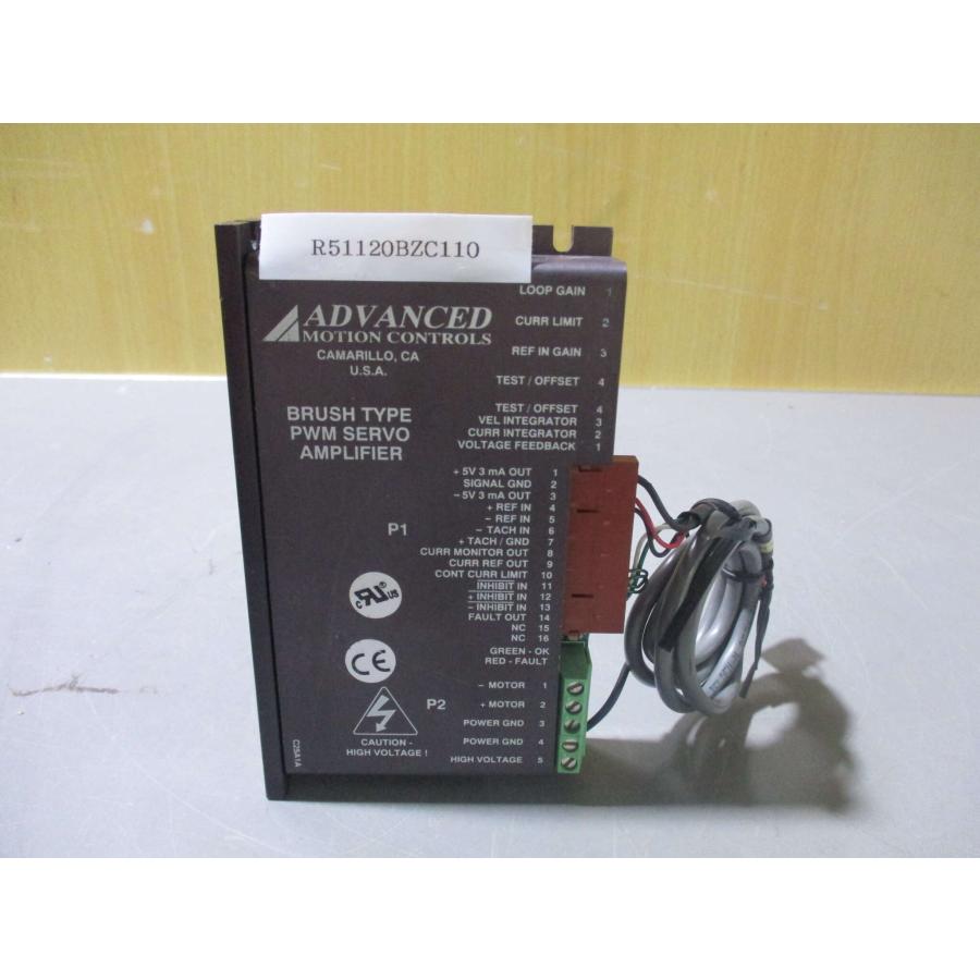 中古ADVANCED MOTION CONTROLS 12A8E / BRUSH TYPE PWM SERVO AMPLIFIER (R51120BZC110) : growdetrading ...