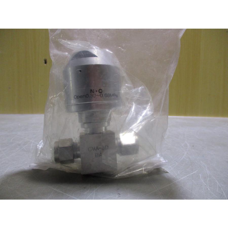 新古 BI-LOK 1MPa-3/8 SUS316L Bellows Valve CVA-6D BA N.C OPEN0.39-0.68MPa ...