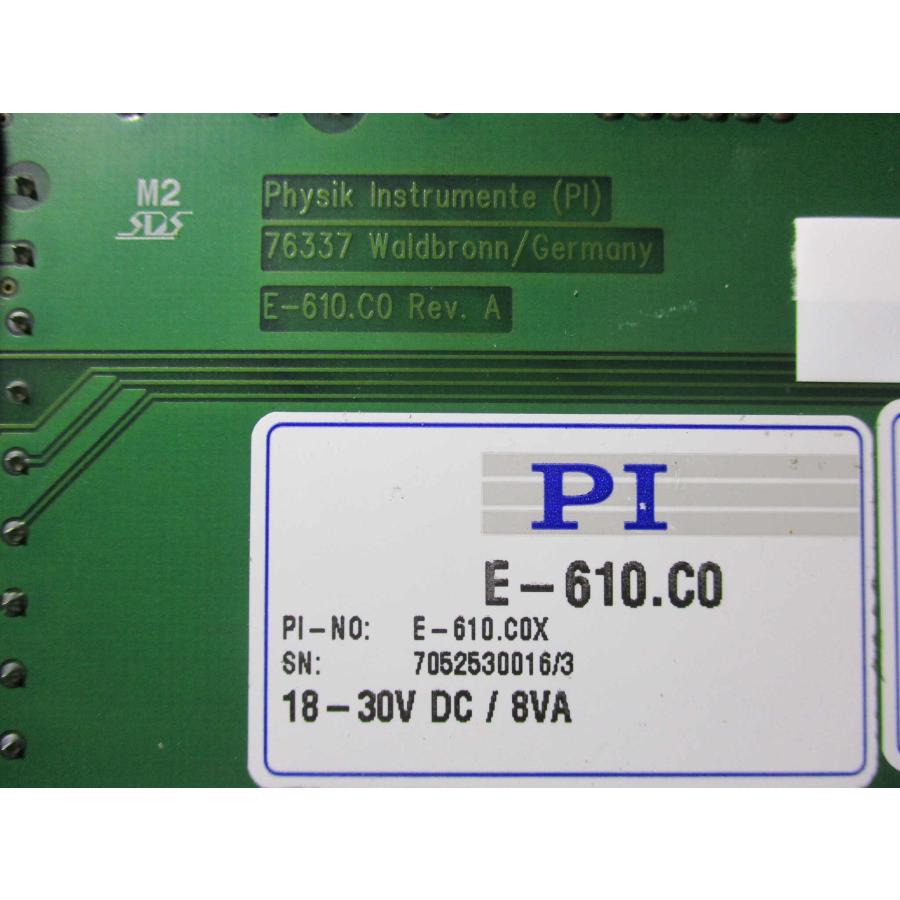 中古 PI E-610.CO E-610.COX CHANNEL1 D-100.00 ピエゾアンプドライバ(R51216EHE066 ...