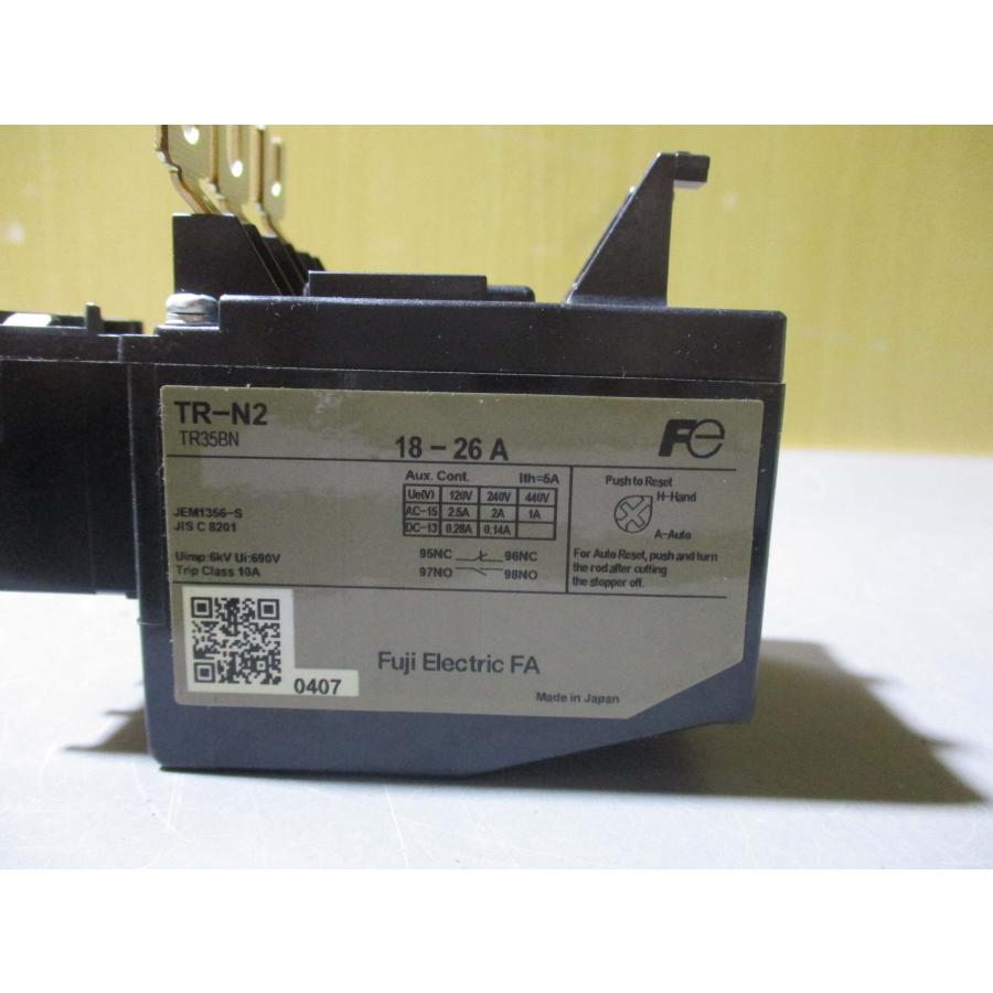 新古 FUJI TR-N2 18A-26A 標準形サーマルリレー (R51223NCC153) : growdetrading Yahoo!ショップ - 通販 - Yahoo!ショッピング