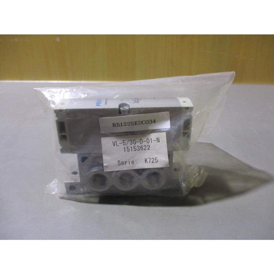 新古 FESTO VSPA-B-P53C-A1 エアソレノイドバルブ/ VL-5/3G-D-01-N K725 マスタバルブ ...