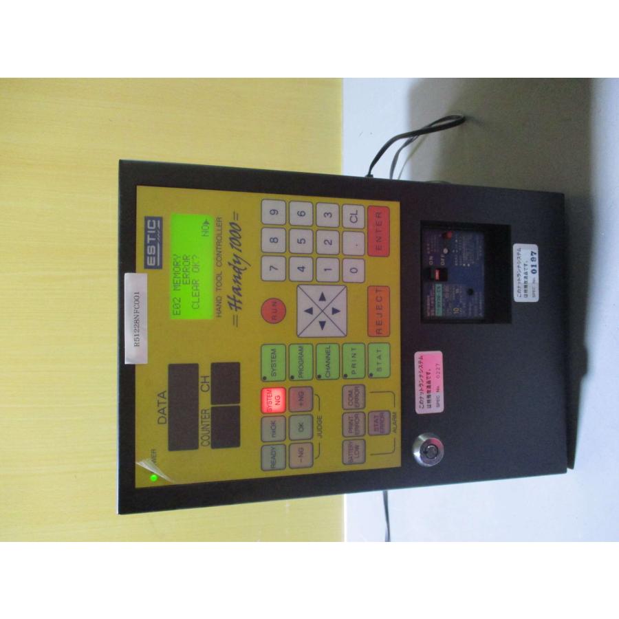 中古 ESTIC HAND NUTRUNNER CONTROL UNIT ENRH-HT10-101 通電OK (R51228NFC001 ...