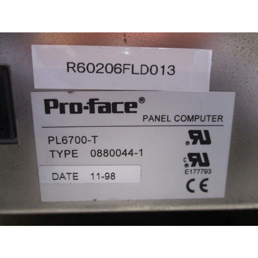 中古 Pro-face PANEL COMPUTER PL6700-T42-WN10F(R60206FLD013 ...