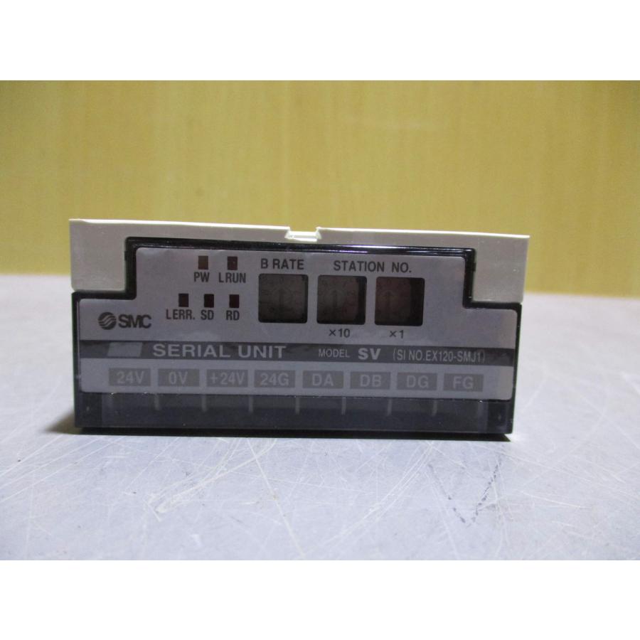 中古 SMC CC-LINK SERIAL UNIT SV EX120-SMJ1 24VDC 2個 (R60423FAD058 ...