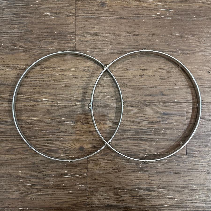 プレスフープ トリプルフランジフープ スティール 14インチ 8テンション 2本1組 -a604 : GrunSound Yahoo!店 - 通販 - Yahoo!ショッピング