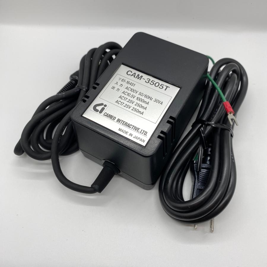 Cameo CAM-3505T ACアダプター AC10.5~17.25V 1000~250mA -c405 : GrunSound Yahoo!店 - 通販 - Yahoo!ショッピング