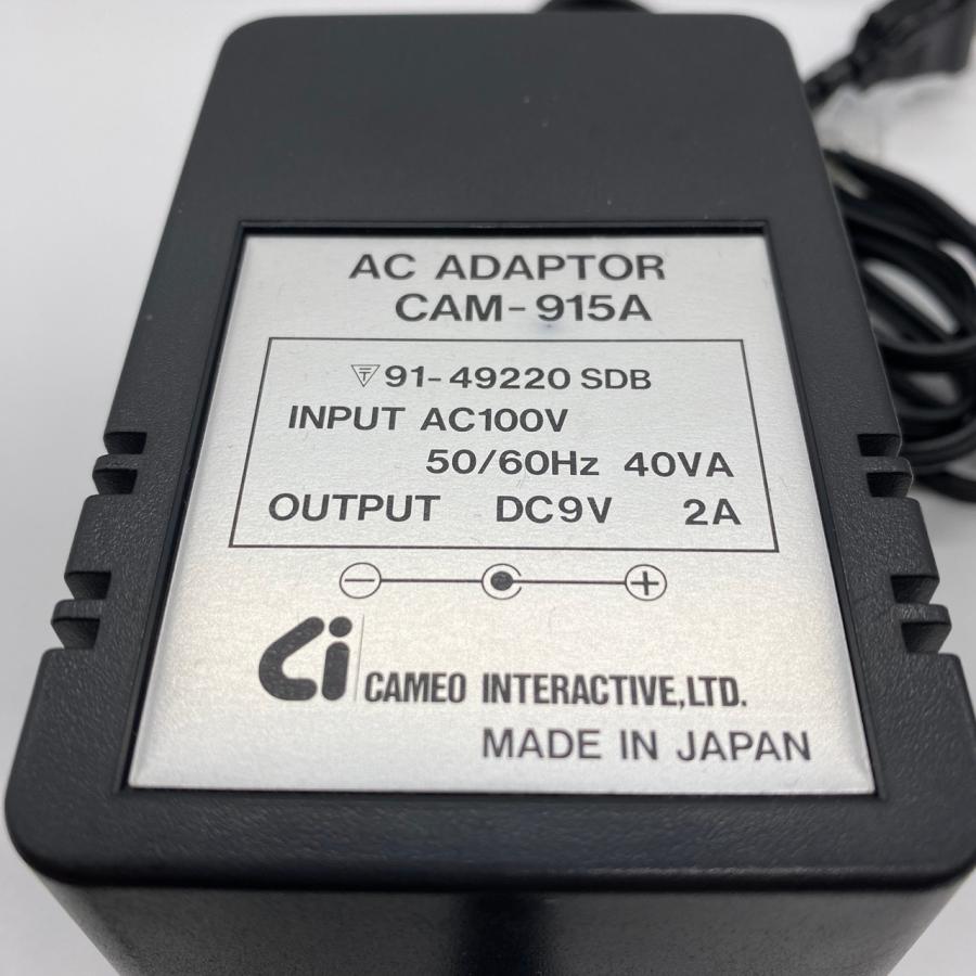 Cameo CAM-915A ACアダプター DC9V 2A -c407 : GrunSound Yahoo!店 - 通販 - Yahoo!ショッピング