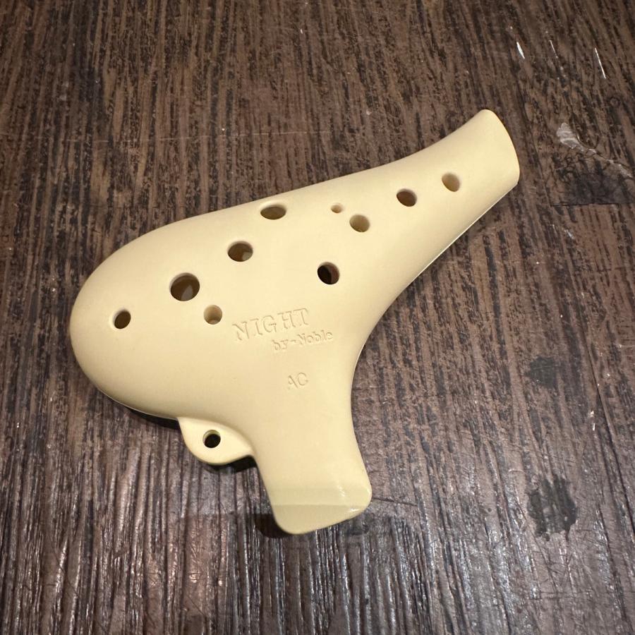 NIGHT by Noble ナイト オカリナ プラスチック製 AC アイボリー アルト C調 442Hz -d046 : GrunSound ...