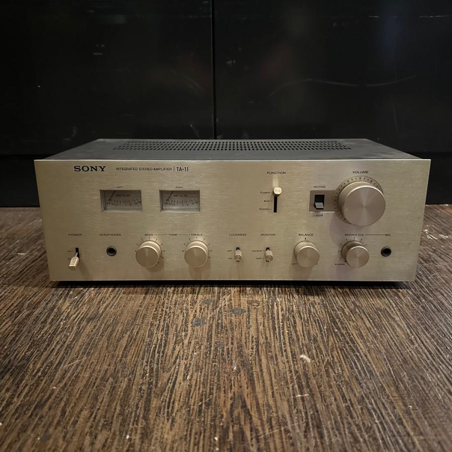 Sony TA-11 1970年代 プリメインアンプ ソニー -d065 : d065s241122 : GrunSound Yahoo!店 ...