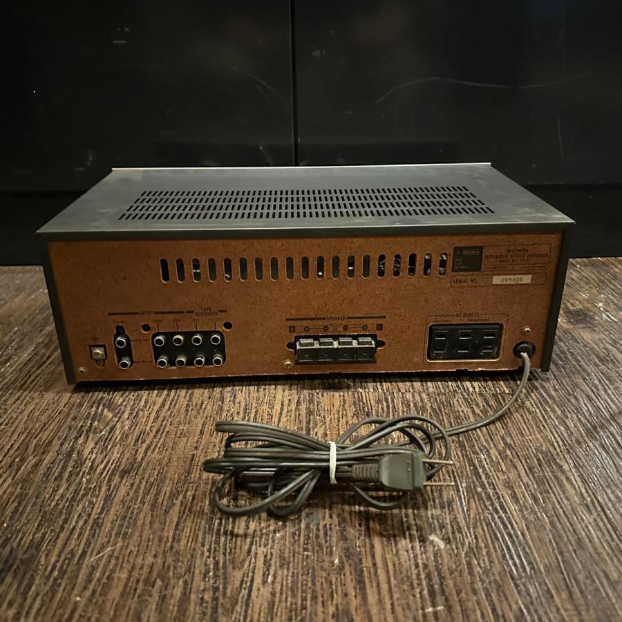 Sony TA-11 1970年代 プリメインアンプ ソニー -d065 : d065s241122 : GrunSound Yahoo!店 ...