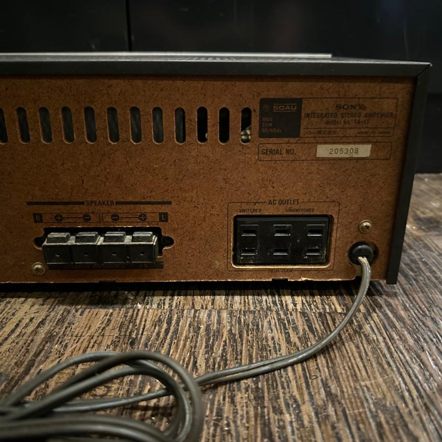 Sony TA-11 1970年代 プリメインアンプ ソニー -d065 : d065s241122 : GrunSound Yahoo!店 ...