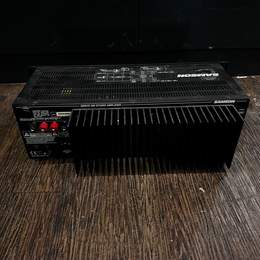 Samson SERVO-550 Power Amplifier パワーアンプ -e014 : e014k231226 : GrunSound ...
