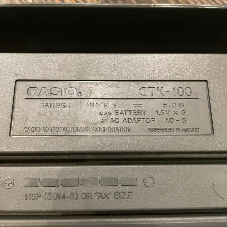 CASIO（カシオ） CASIO CTK-100 Keyboard ミニキーボード -GrunSound-f194- : GrunSound Yahoo!店 - 通販 - Yahoo!ショッピング