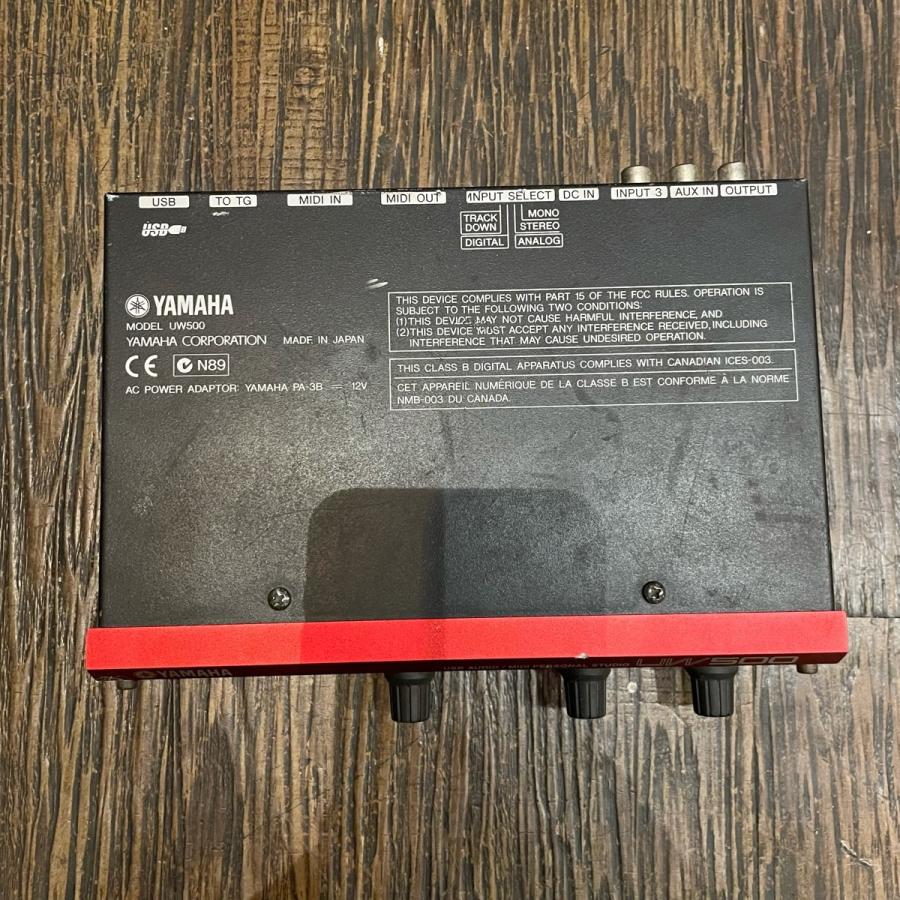 YAMAHA Yamaha UW500 ヤマハ オーディオインターフェイス -GrunSound-f351- : GrunSound Yahoo!店 - 通販 - Yahoo!ショッピング
