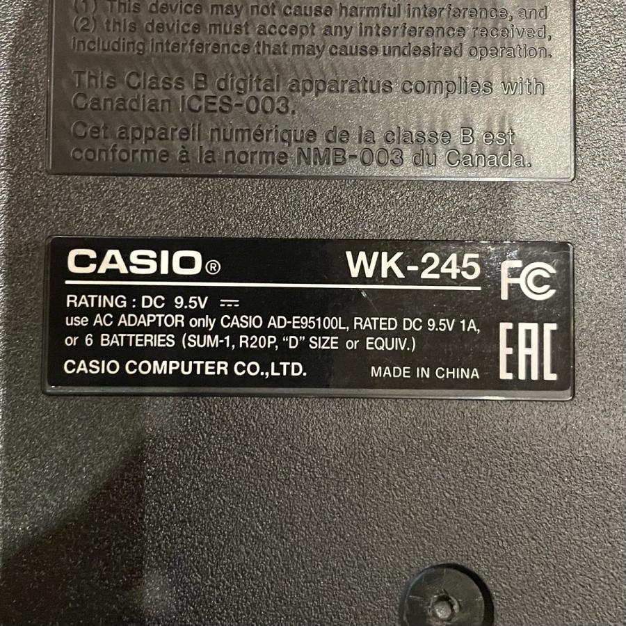 Casio WK-245 Keyboard カシオ キーボード -GrunSound-f391- :f391k220216e01:GrunSound Yahoo!店 - 通販 - Yahoo ...