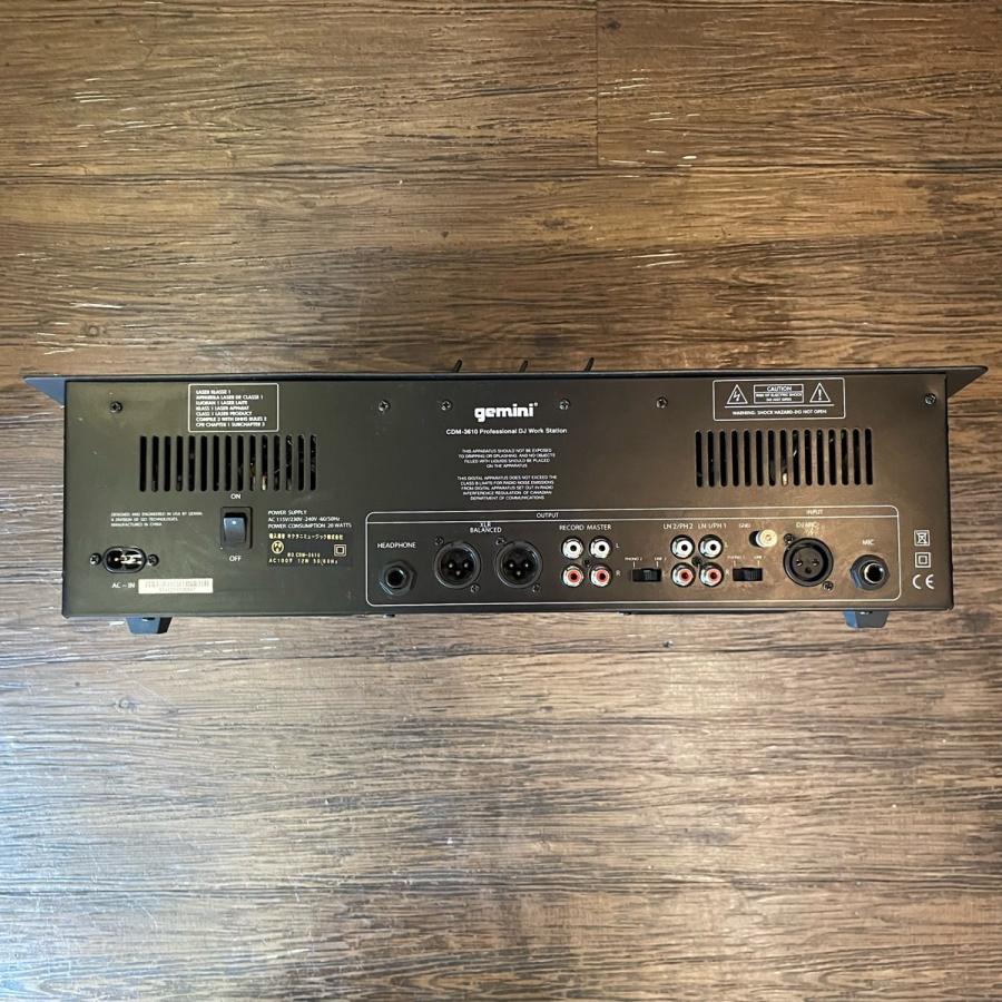 Gemini CDM-3610 DJ Work Station ジェミニ ジャンク -GrunSound-f670- :f670k220706 ...