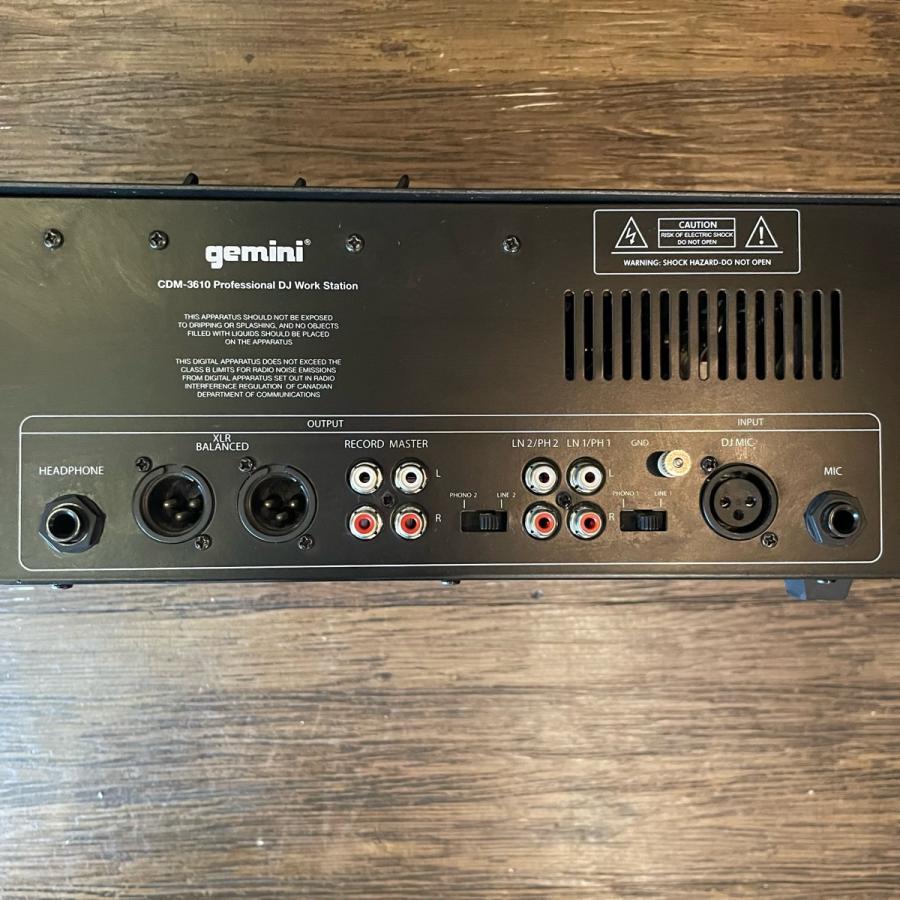 Gemini CDM-3610 DJ Work Station ジェミニ ジャンク -GrunSound-f670- : GrunSound ...