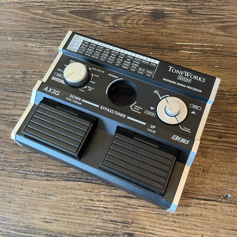 KORG Korg AX3G コルグ ToneWorks マルチエフェクター -f686 : GrunSound Yahoo!店 - 通販 ...
