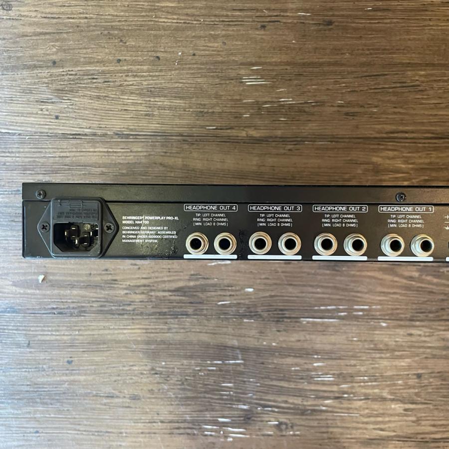 Behringer HA4700 PowerPlay PRO-XL べリンガー 4ch ヘッドホンアンプ -f693 : GrunSound ...