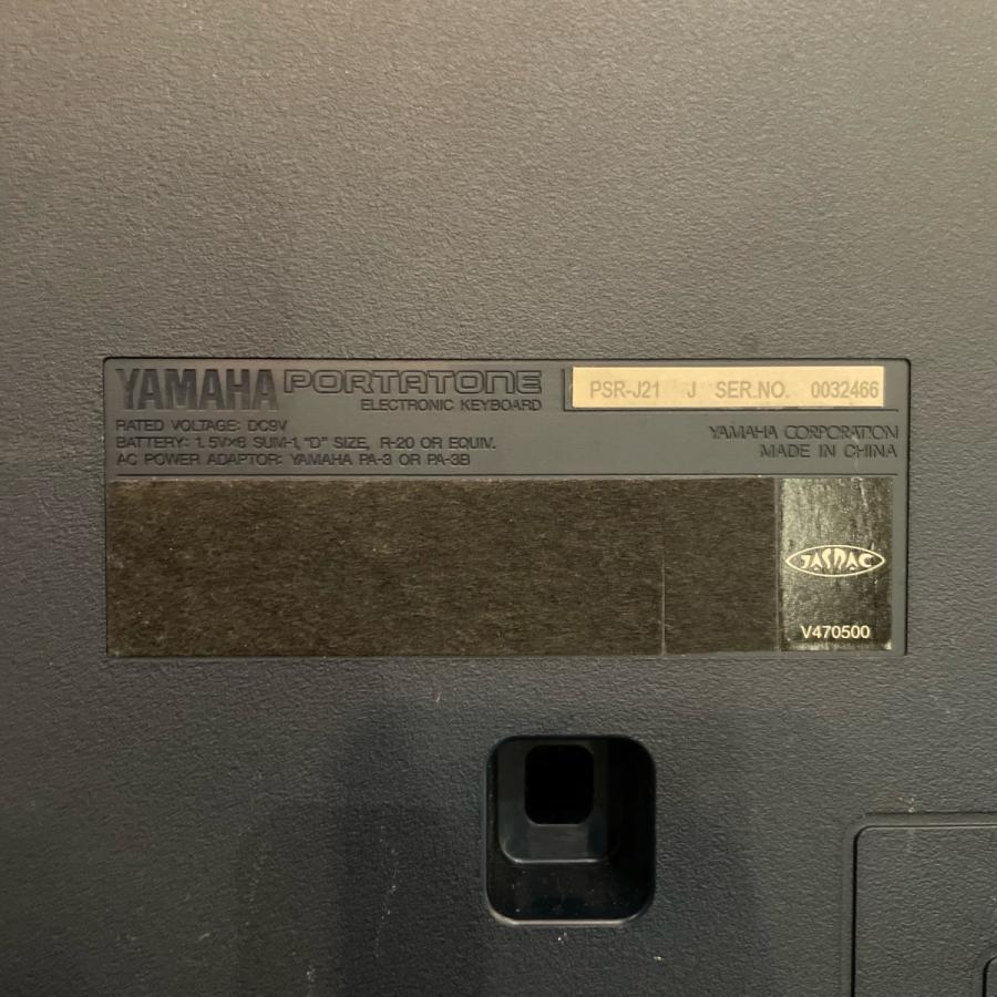 YAMAHA Yamaha PSR-J21 Keyboard ヤマハ キーボード 電子ピアノ 61鍵 - f809 : GrunSound Yahoo!店 - 通販 - Yahoo!ショッピング