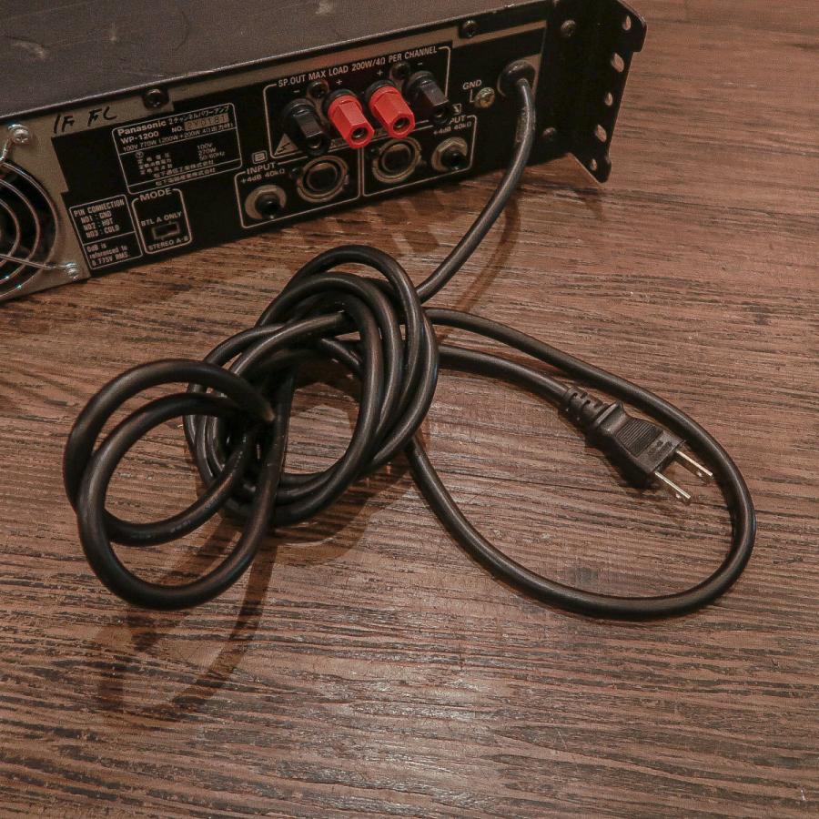 Panasonic RAMSA WP-1200 ラムサ パワーアンプ -GrunSound-j709- : GrunSound Yahoo!店 - 通販 - Yahoo!ショッピング