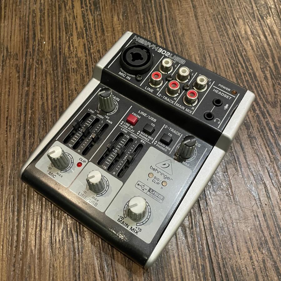 BEHRINGER Behringer XENYX 302 USB Analog Mixing Console ベリンガー ジャンク ...