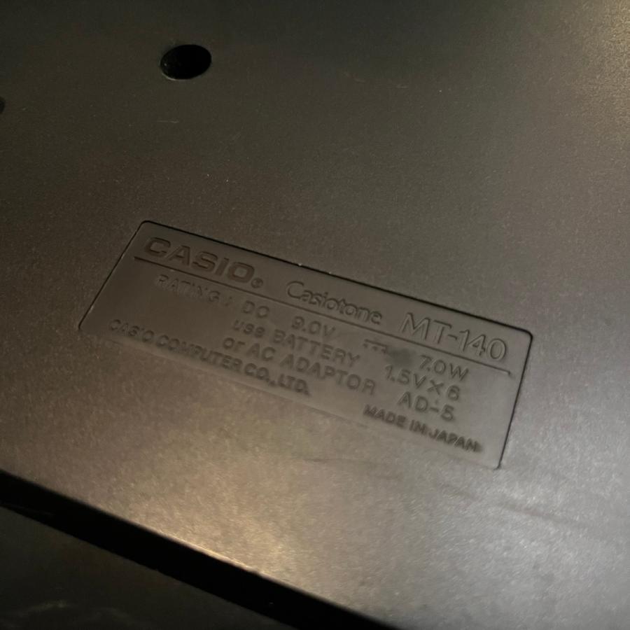 CASIO Casio Casiotone MT-140 Keyboard カシオ キーボード 49鍵 - m636 : GrunSound Yahoo!店 - 通販 - Yahoo!ショッピング