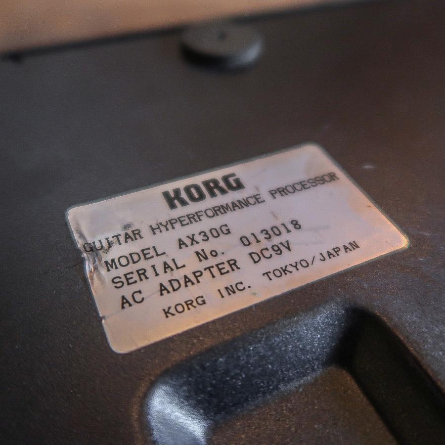 KORG（コルグ） KORG AX30G マルチエフェクター -GRUN SOUND-u535- : GrunSound Yahoo!店 ...
