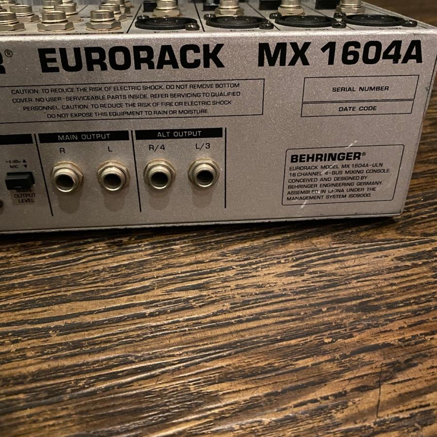 Behringer MX1604A Analog Mixing Console ベリンガー ミキサー -GrunSound-x559 ...