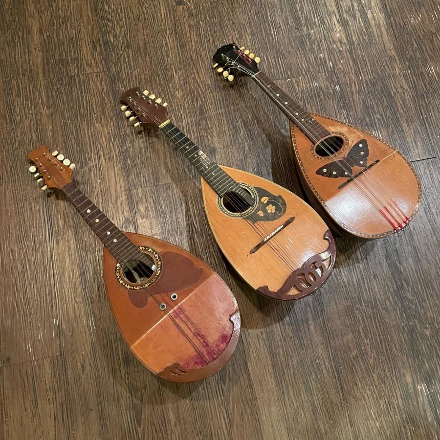 Mandolin Body 3本セット マンドリン ボディ スズキ ジャンク -GrunSound-z017- : GrunSound ...