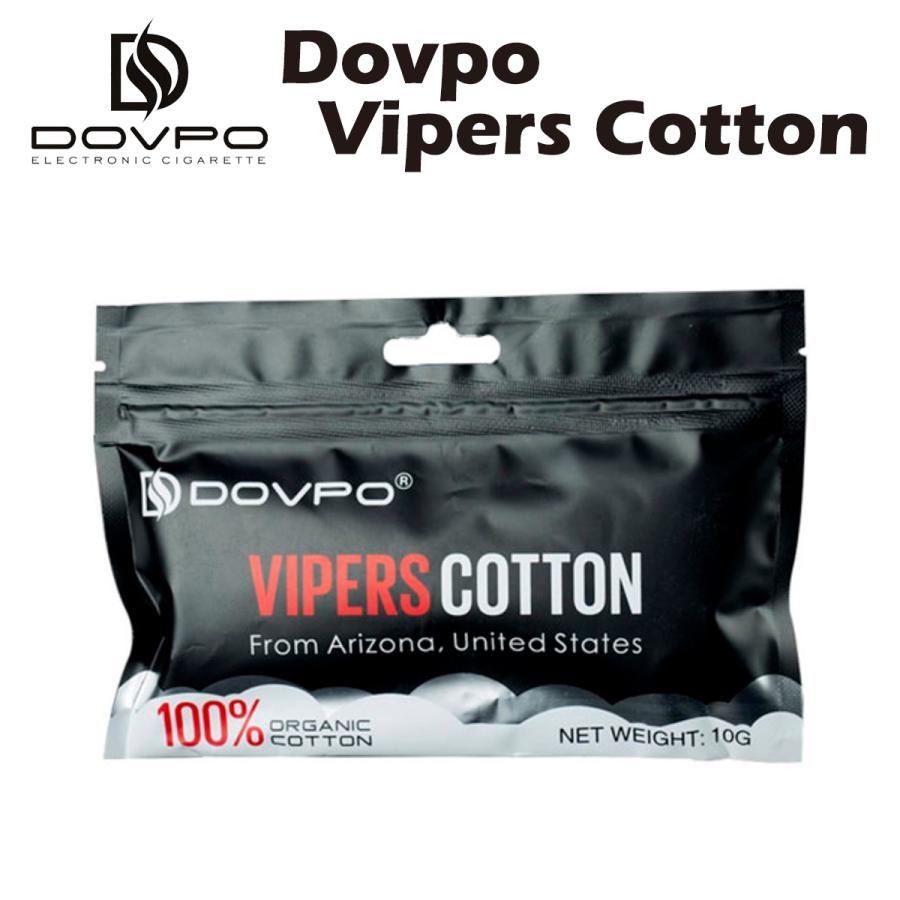 Dovpo Vipers Cotton 10g 100%オーガニック コットン ペイパーズ 電子タバコ 電子たばこ ベイプ ビルド アトマイザー ドリッパー rta rda rdta vape ...